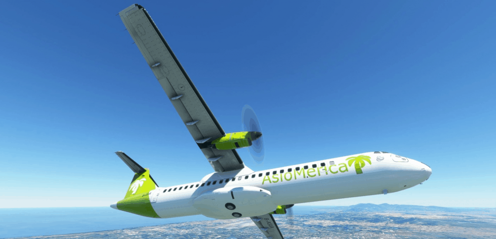 AsioMerica ATR 72-600 8K v1 (3) - Flight Simulator Addon / Mod