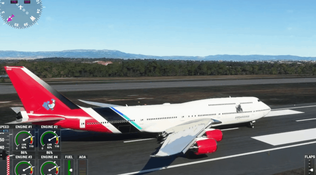 Boeing 747-800i Livery for Airsardinia Virtual Airline v1 (1) - Flight Simulator Addon / Mod