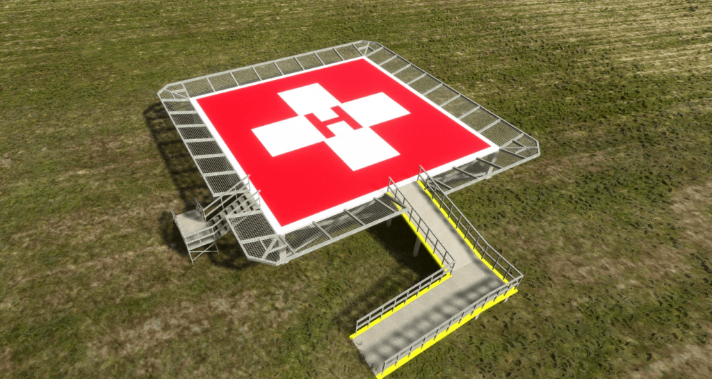 Helipads pack 4 shapes PBR textures fully customisable v1 (1) - Flight ...