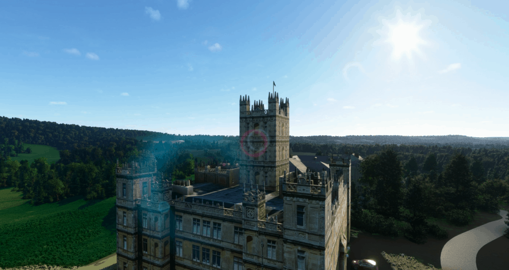 Highclere Castle (aka Downton Abbey) v0 (1) - Flight Simulator Addon / Mod