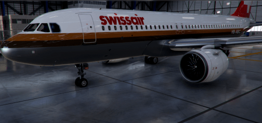Livery Airbus A320neo 80s Swissair HB-ABC 8k v1.0 (3) - Flight ...