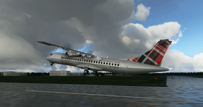 Loganair ATR 72-600 (improved) v1.0 - MSFS 2020 Liveries Mod