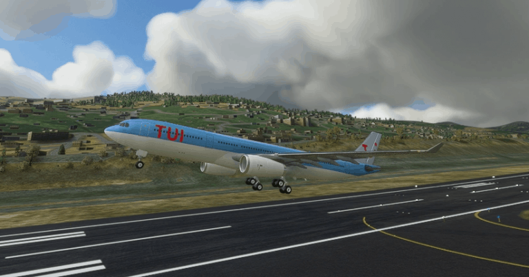 TUI Retro Fictional A330 4k v1 (1) - Flight Simulator Addon / Mod