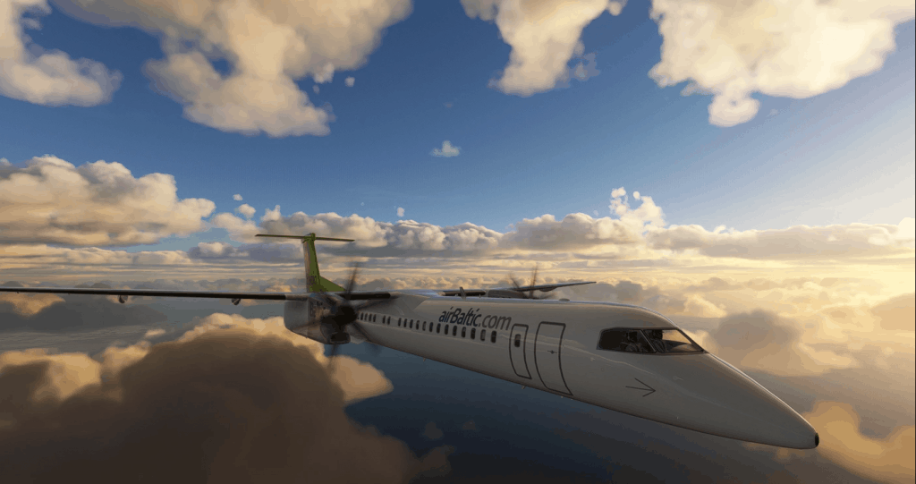 airBaltic Dash 8 Q400 | 4K v1.0 - MSFS 2020 Liveries Mod