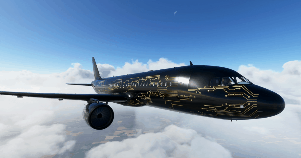 [A32NX] Sci-Fi FBW A320 Neo 4K Livery v1.0 - MSFS 2020 Liveries Mod
