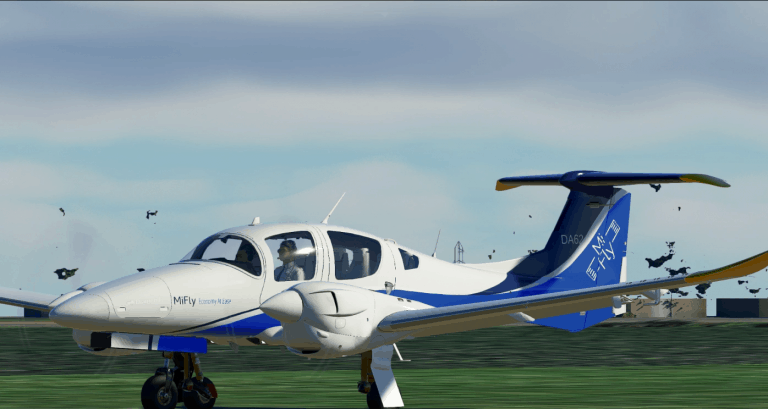 DA62 MiFly Alpha Livery [4k Textures] v1.0 - MSFS2020 Liveries Mod