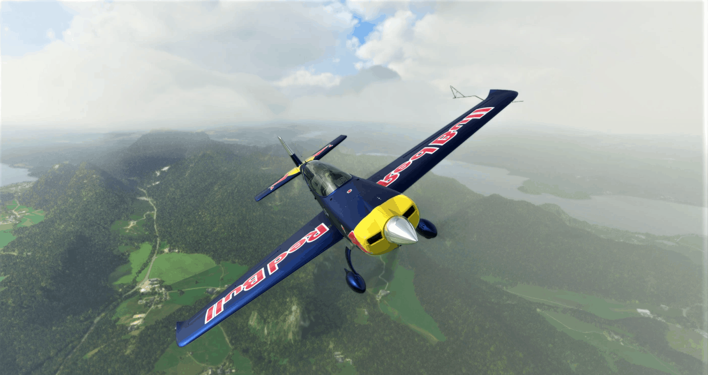 Extra 300S - Red Bull Airrace Livery HA-RED [8K-UHD] (Péter Besenyei ...