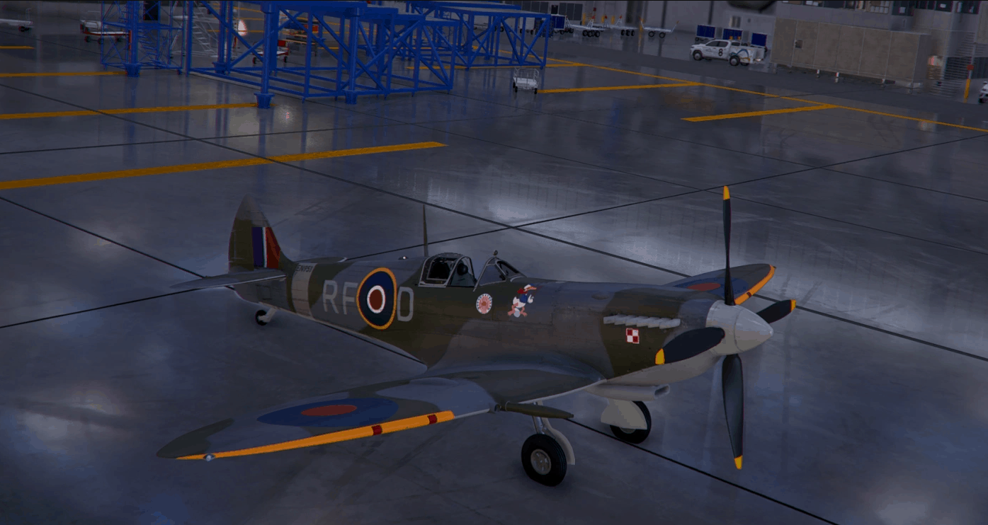 Supermarine Spitfire Mk IX, RAF (Polish) 303 Squadron 'Kościuszko', RF ...