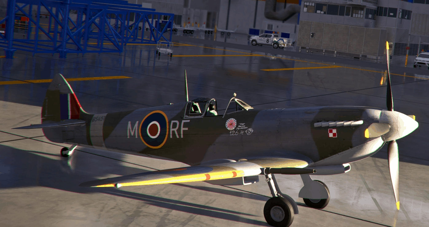 Supermarine Spitfire Mk IX, RAF (Polish) 303 Squadron 'Kościuszko', RF ...