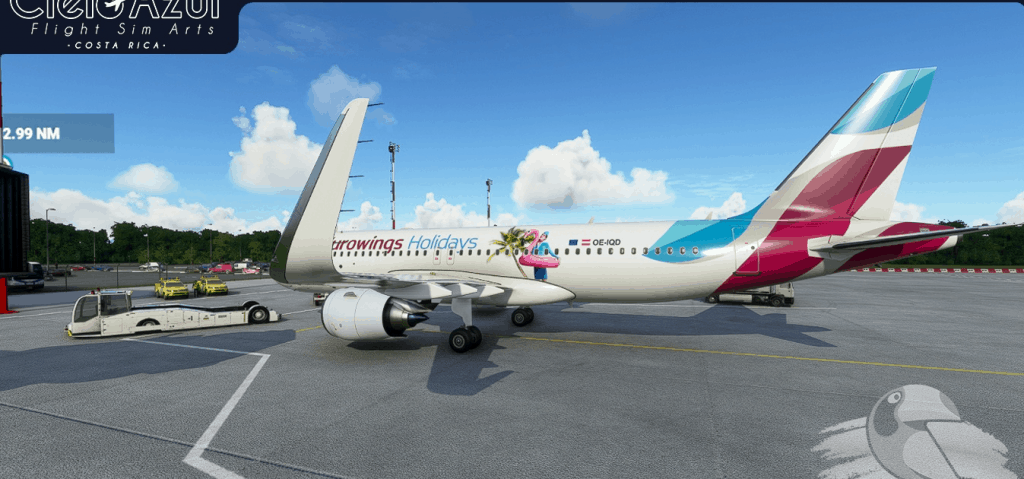 [A32NX] Eurowings | OE-IQD | FlyByWire Airbus A320neo (8K) v1.0 - MSFS 2020 Liveries Mod