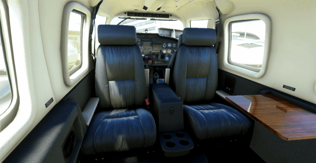 Piper Seneca V - Blue v1 (1) - Flight Simulator Addon / Mod
