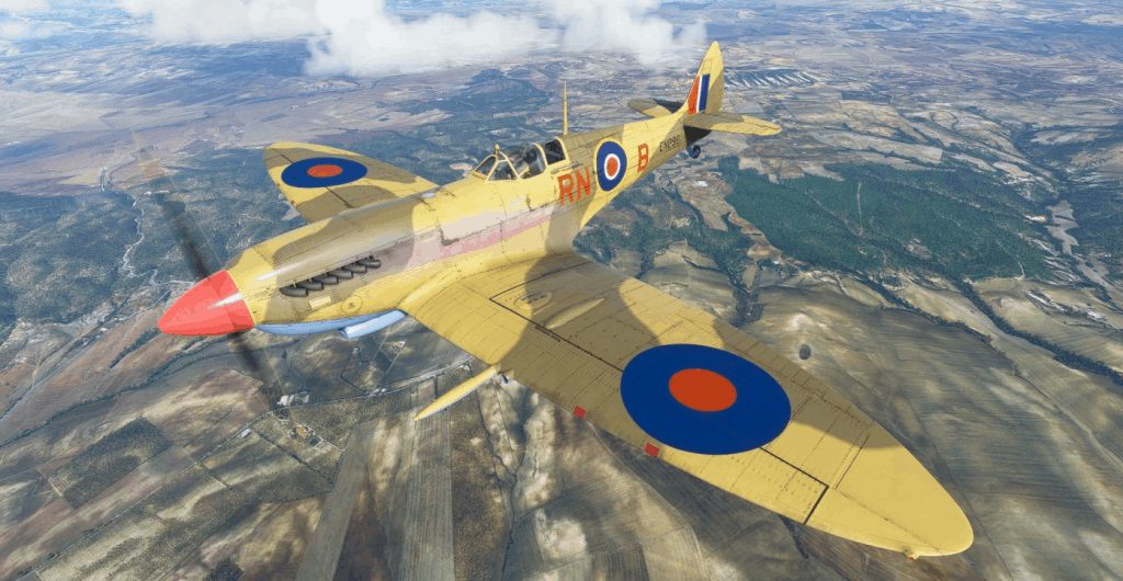 Supermarine Spitfire Mk.IX No 72 Squadron RN-B v1 (1) - Flight ...