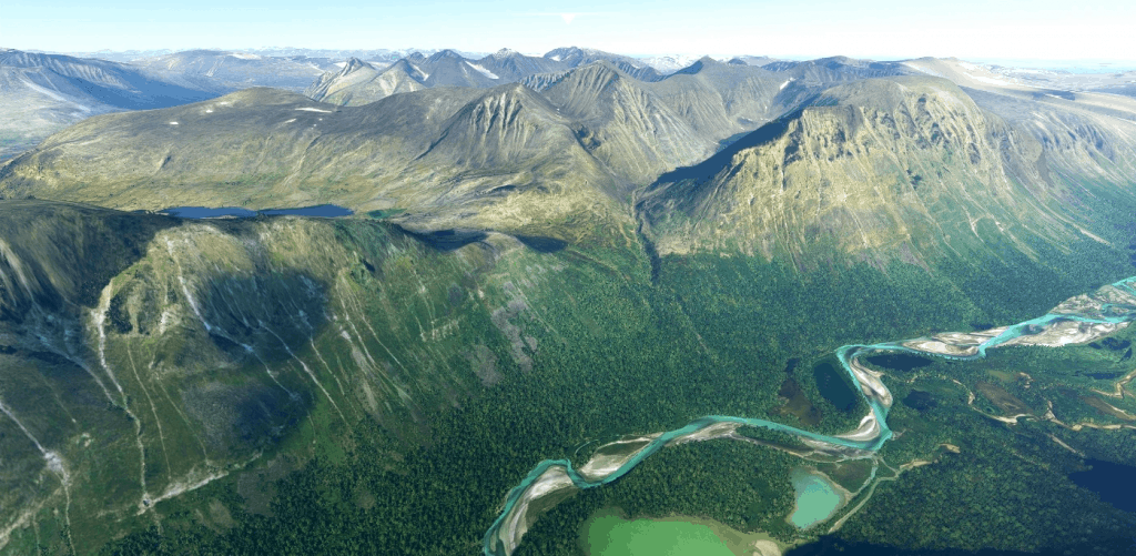 Swedish Scandinavian Mountains 50m DEM - High Resolution Terrain ...