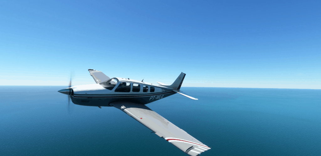 Bonanza G36 Grey and Red. (Requested) v1 (2) - Flight Simulator Addon / Mod