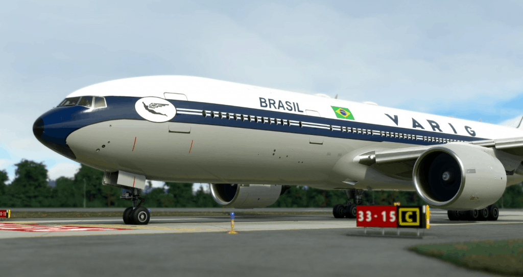 CS-777-200ER PP-VAZ - VARIG RETRO 1996 Ultra v1.1 - MSFS 2020 Liveries Mod