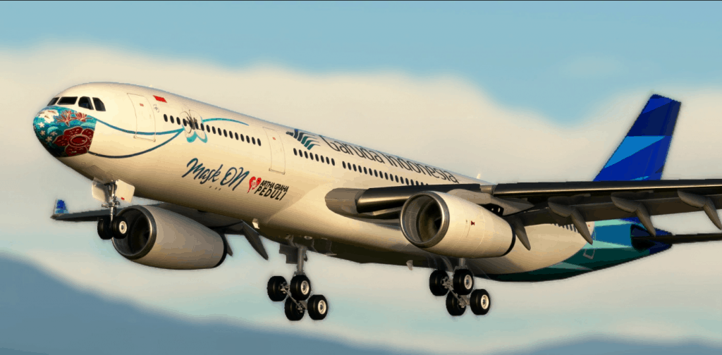 Project Mega Pack A330-300 Garuda Indonesia Masker Livery v1.0 - MSFS ...