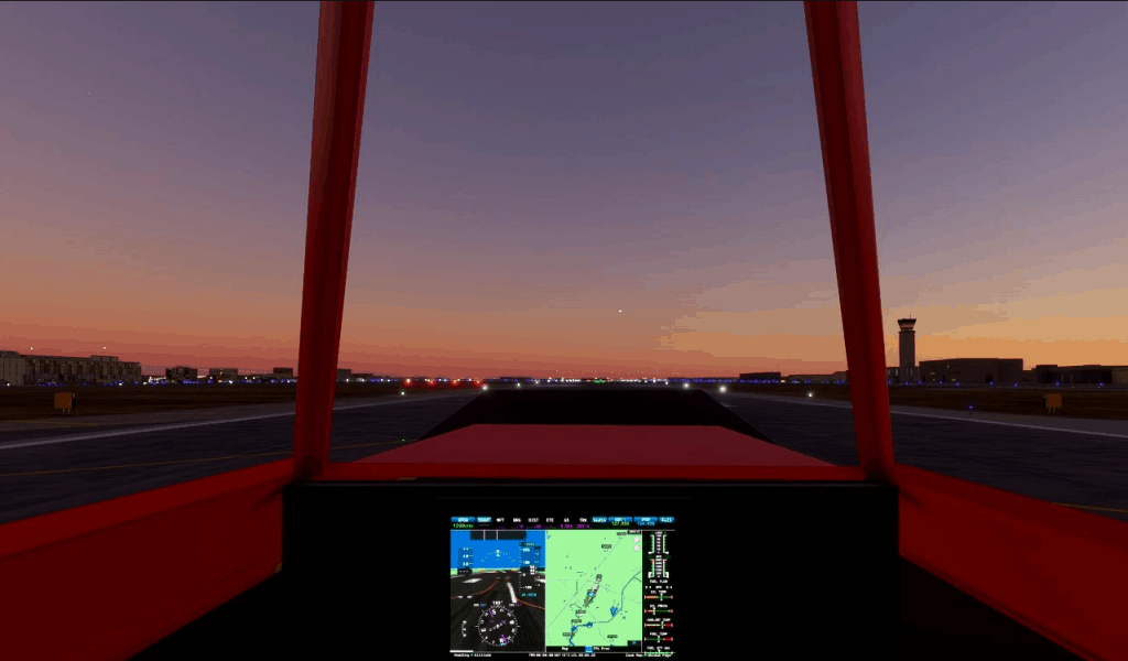 SEMI CUSTOM COCKPIT Low Poly Plane v1 (1) - Flight Simulator Addon / Mod