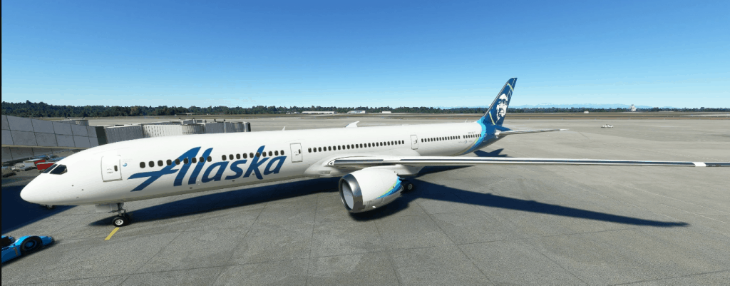 Boeing 787-10 Alaska Airlines 8K v1.0 - MSFS 2020 Liveries Mod