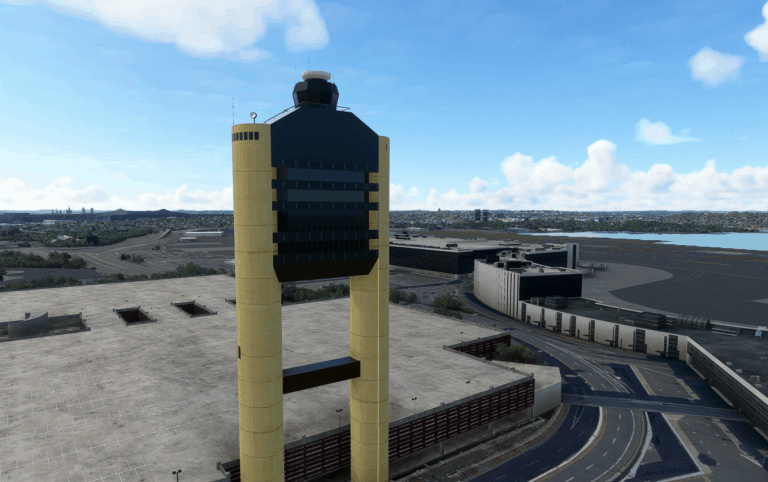 Boston Logan (KBOS) Control Tower Model v1.0 - MSFS 2020 Airports Mod