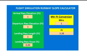 Flight Simulator Runway Slope Calculator v1.1 - MSFS2020 Other Mod