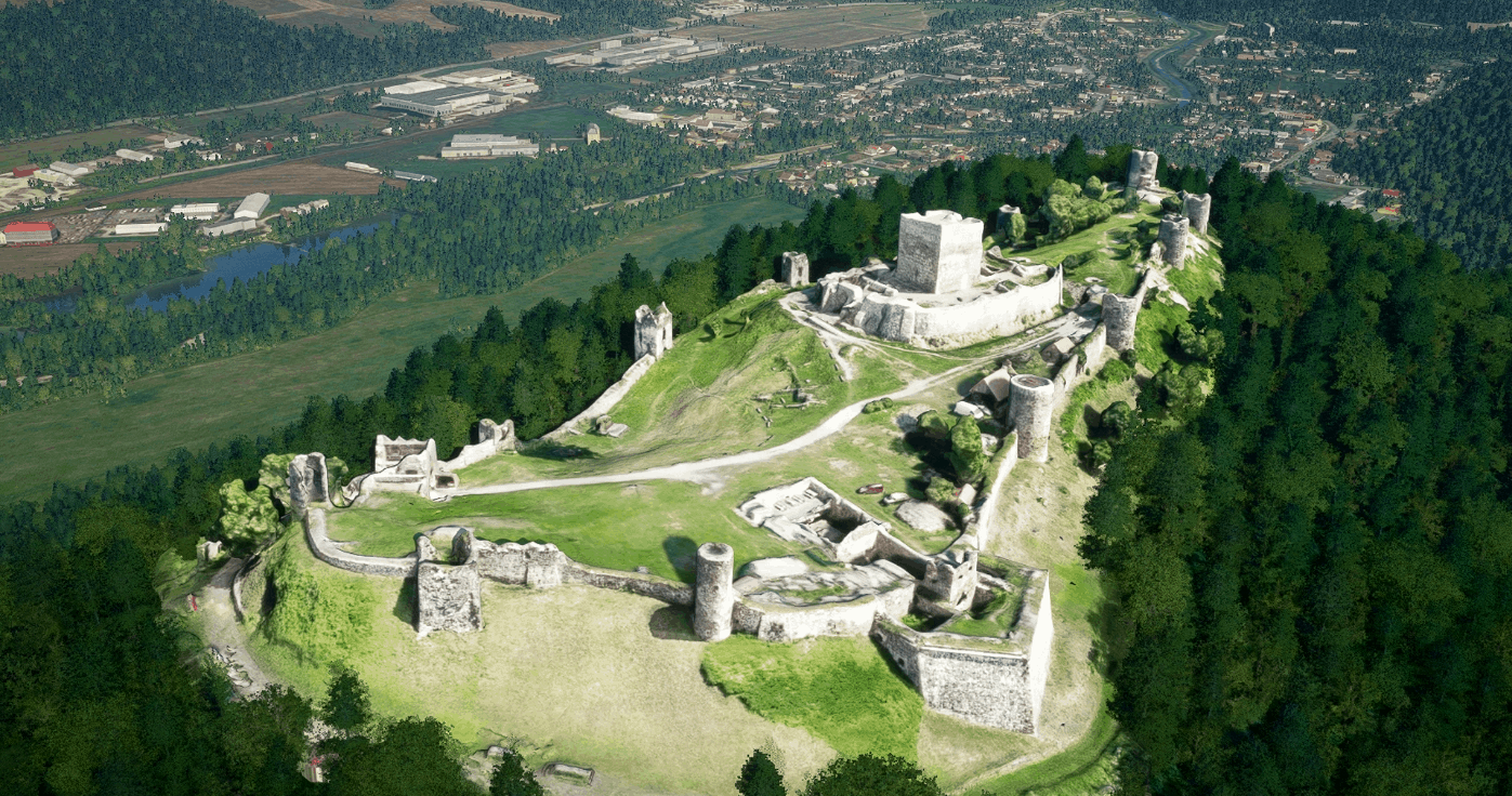 Slovakia Saris Castle | Šarišský hrad v1.0 - MSFS2020 Scenery Mod