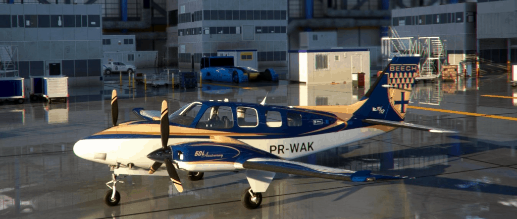 Baron G58 50th Anniversary Edition v1.1 - MSFS 2020 Liveries Mod