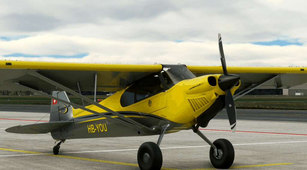 Cub Crafters Carbon-Cub EX with Swiss registration HB-YOU in Summer and ...