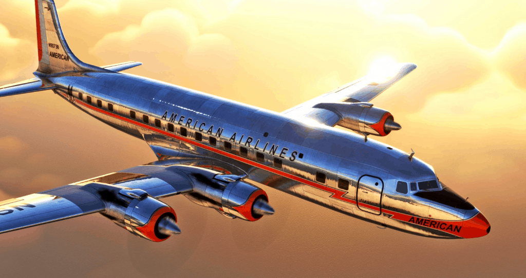 PMDG DC-6B - American Airlines v1 (1) - Flight Simulator Addon / Mod