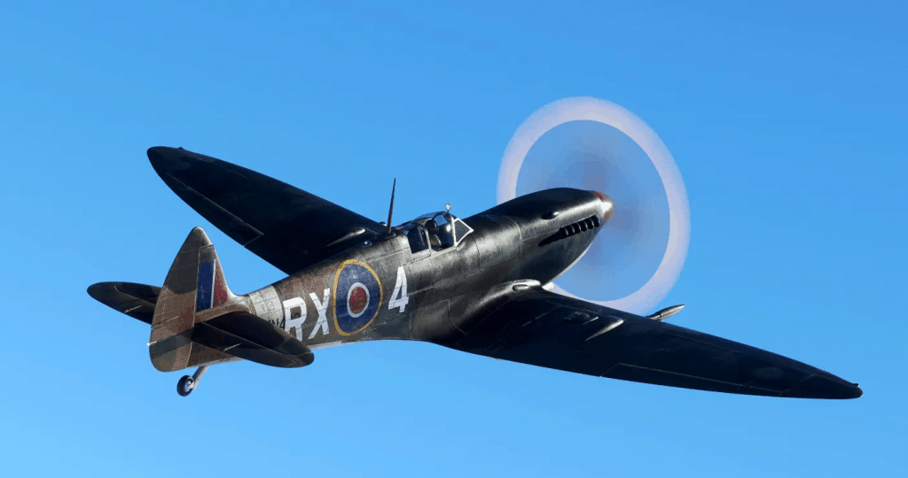 Spitfire L.F Mk IXc RX-4 EN462 "Winged Fury" v1.0 - MSFS 2020 Liveries Mod