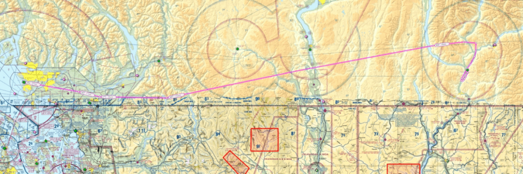 The Most Notorious Approach in Canada IFR GPS Flightplan Route ...