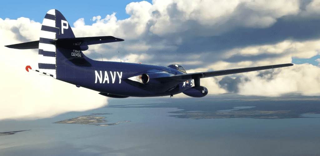 Hawker Seahawk US Navy 214 v1.0 - MSFS 2020 Liveries Mod