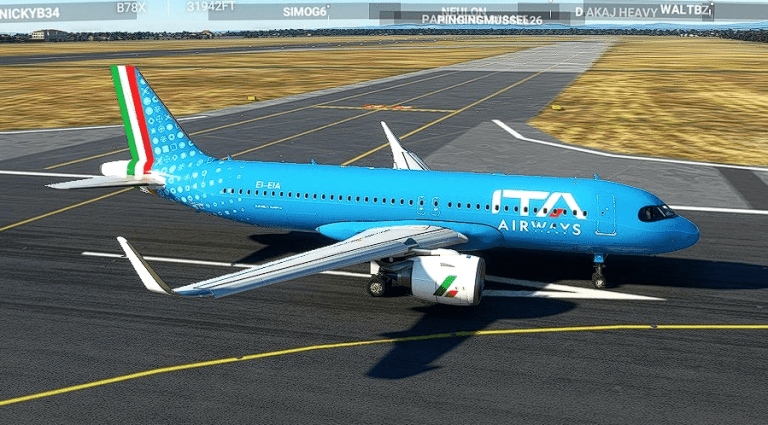 Ita airways livery v1.9 - MSFS 2020 Liveries Mod