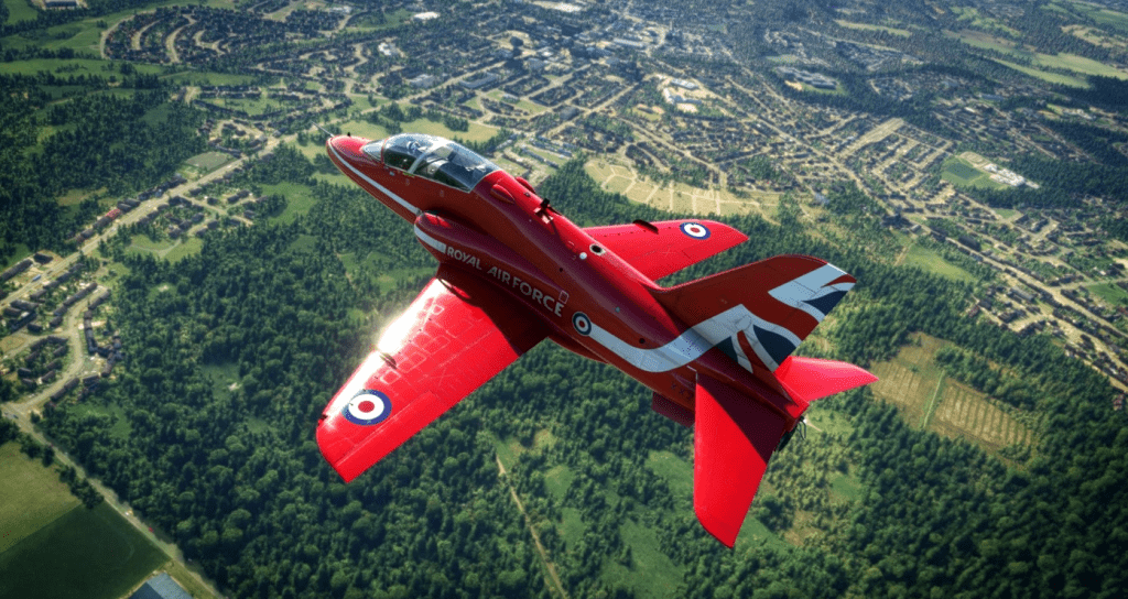 Just Flight Hawk T1 Royal Air Force RAF Red Arrows XX219 2015 livery ...
