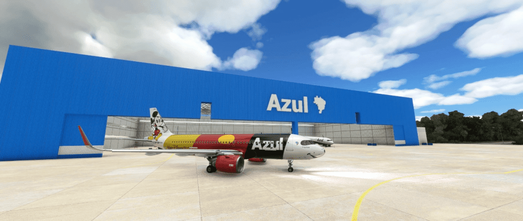 [A32NX] Fbw Mickey Mouse nas Nuvens - PR-YSH v1.2 - MSFS 2020 Liveries Mod