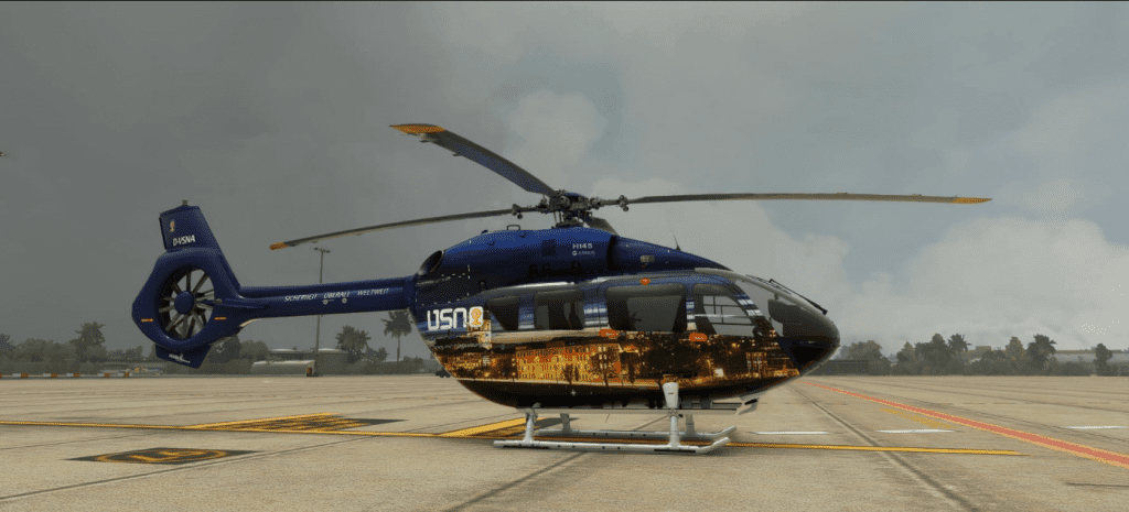H145 VSN Magdeburg Night Livery v1 (1) - Flight Simulator Addon / Mod