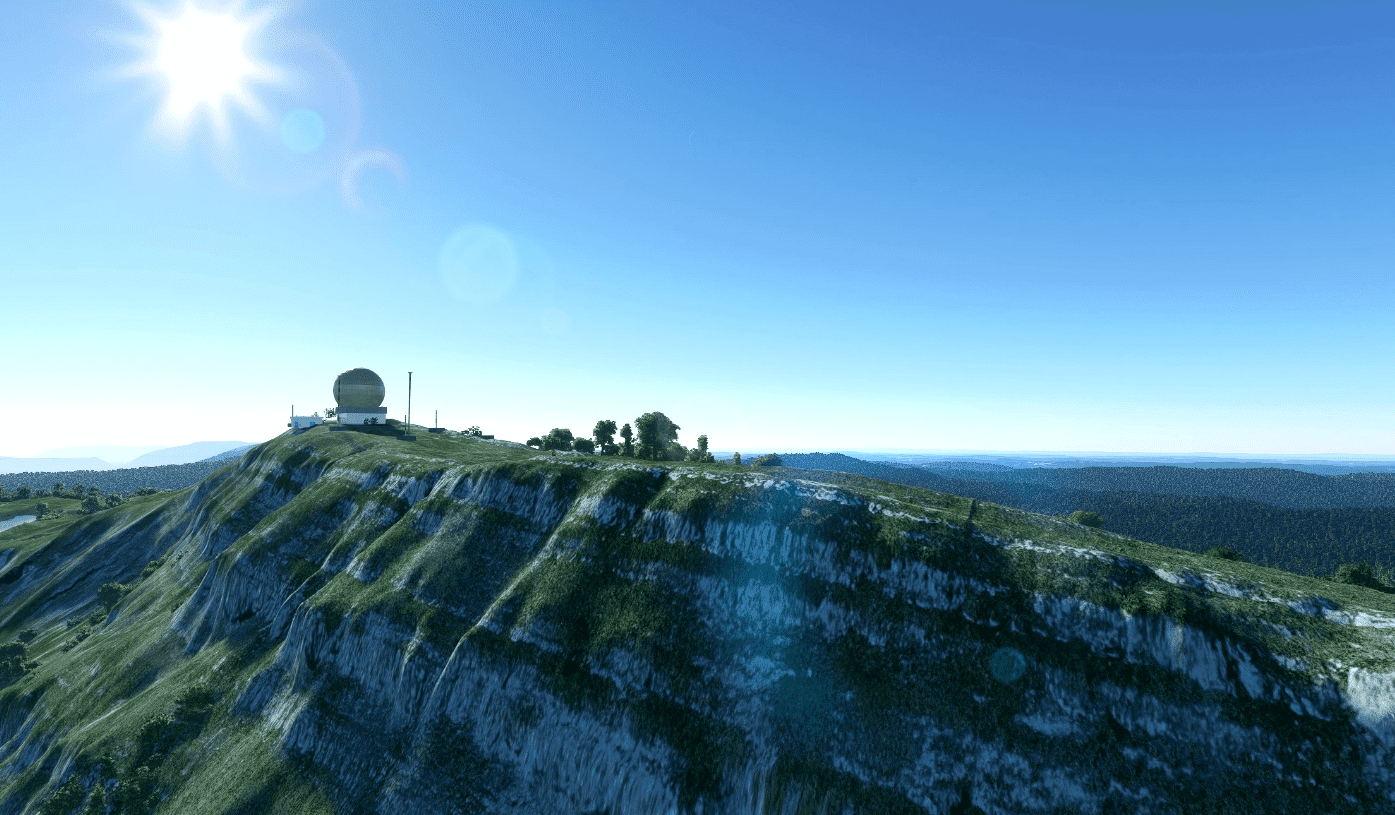 La Dôle RADAR Station v1.0 - MSFS 2020 Scenery Mod
