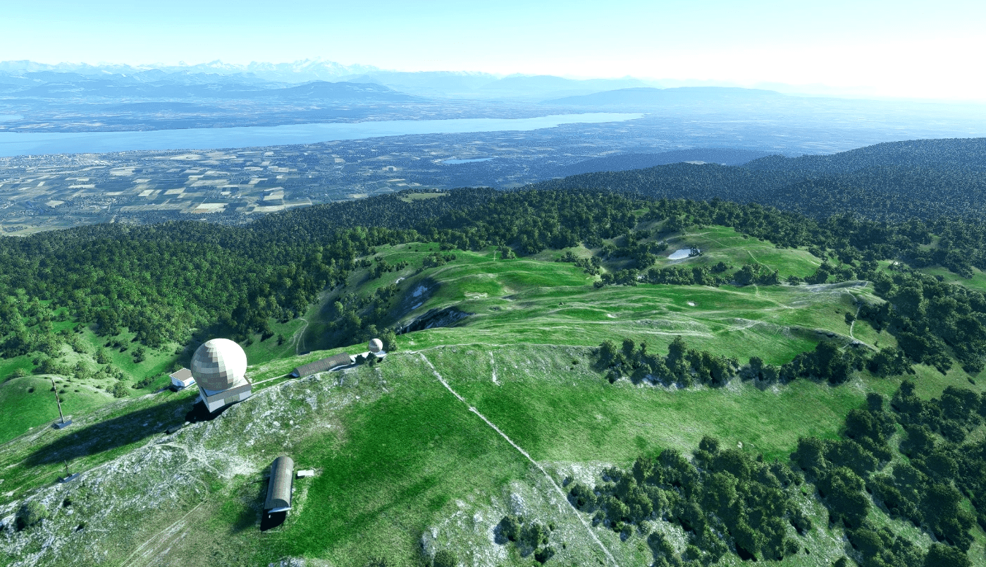 La Dôle RADAR Station v1.0 - MSFS 2020 Scenery Mod