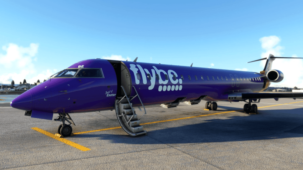 Aerosoft CRJ-900 Flybe Purple G-FLBE (Fictional) v1.0 - MSFS 2020 ...