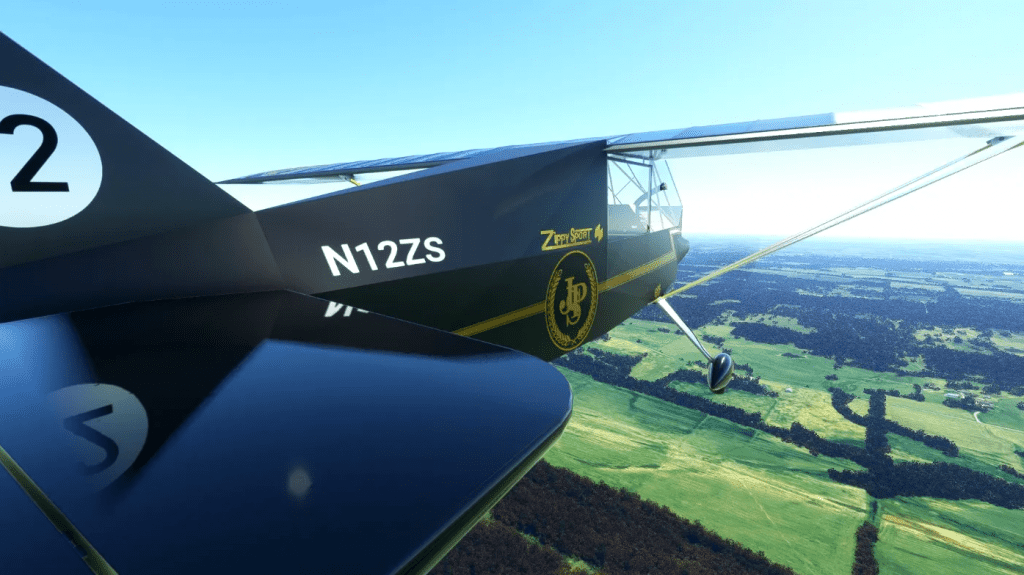 RAS Zippy Sport JPS Livery v1.0 (1) - Flight Simulator Addon / Mod