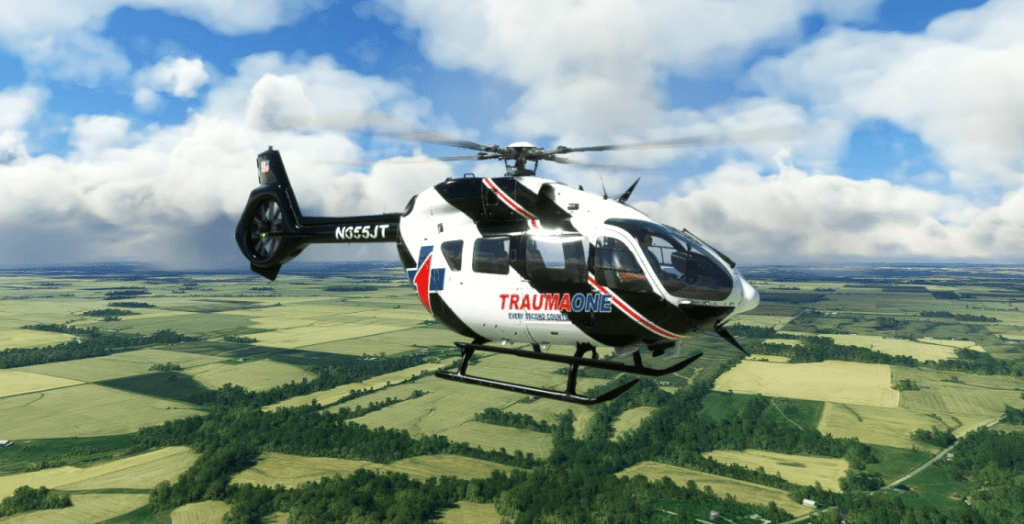 HPG H145 Florida TRAUMA ONE Helicopter v1.0 - MSFS 2020 Helicopters Mod