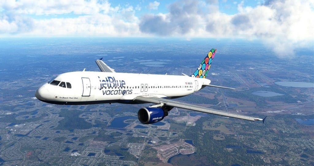 JetBlue "Vacations" [8K] - Fenix A320 v1.0 - MSFS 2020 Liveries Mod