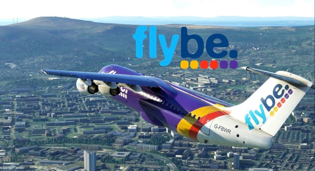 BAe 146-300 Flybe New G-FBWR v1.0 - MSFS 2020 Liveries Mod