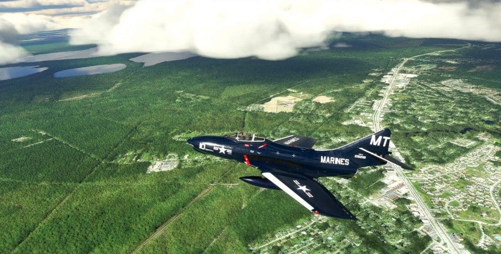 Grumman F9F-8 Cougar BuNo 128298 of VFP-62, USMC v1.0 - MSFS 2020 ...