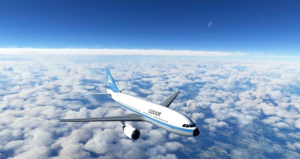 Luxair livery for inibuilds A310 (LX-LGP) v1.0 - MSFS 2020 Liveries Mod