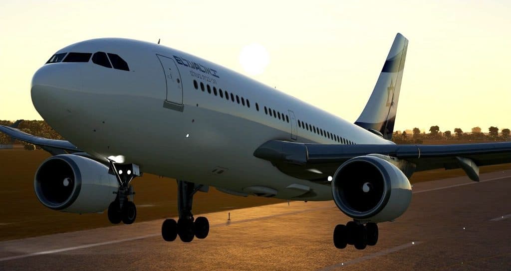 EL AL A310 (4X-ELY Fictional) v1.0 - MSFS 2020 Liveries Mod