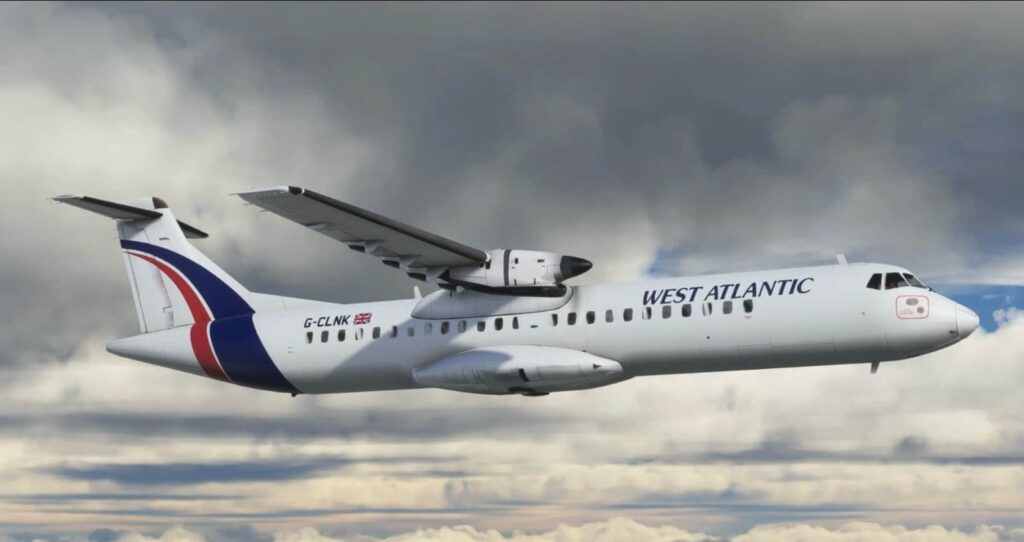 West Atlantic UK ATR 72-600 G-CLNK (Community Version) v1.0 - MSFS 2020 ...