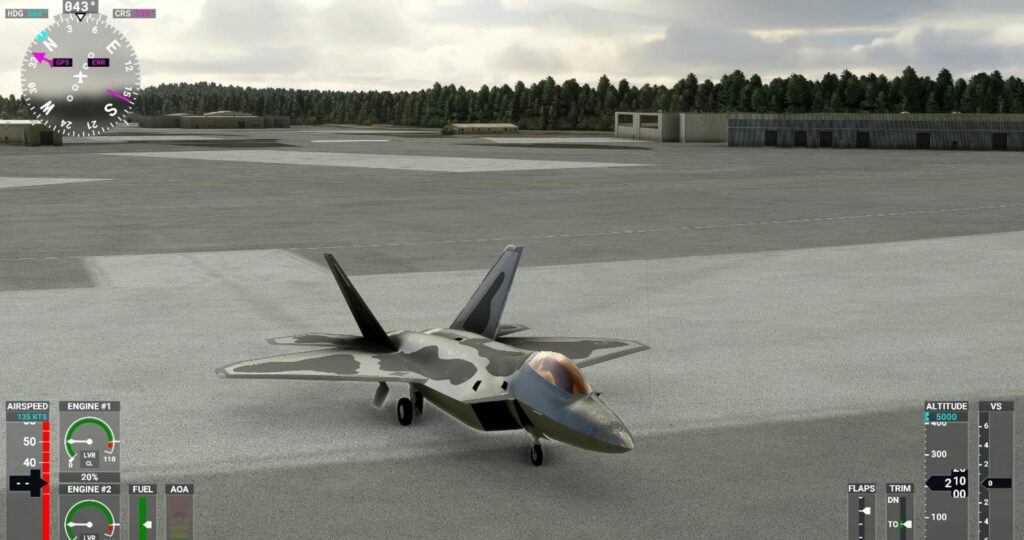 Lockheed Martin F-22A Raptor (1) - Flight Simulator Addon / Mod