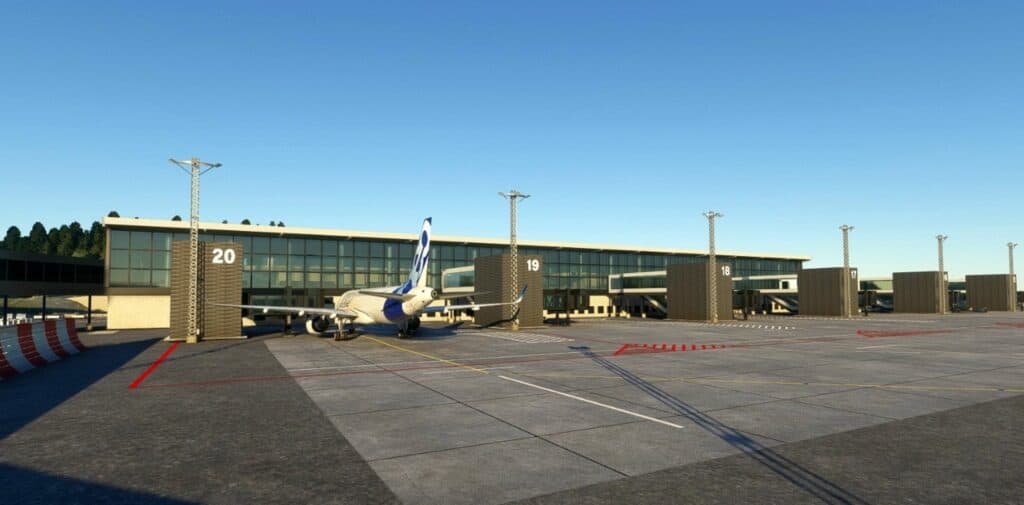 ENBR Bergen Airport - Flesland (4) - Flight Simulator Addon / Mod