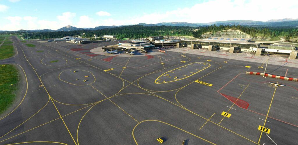 ENBR Bergen Airport - Flesland (6) - Flight Simulator Addon / Mod