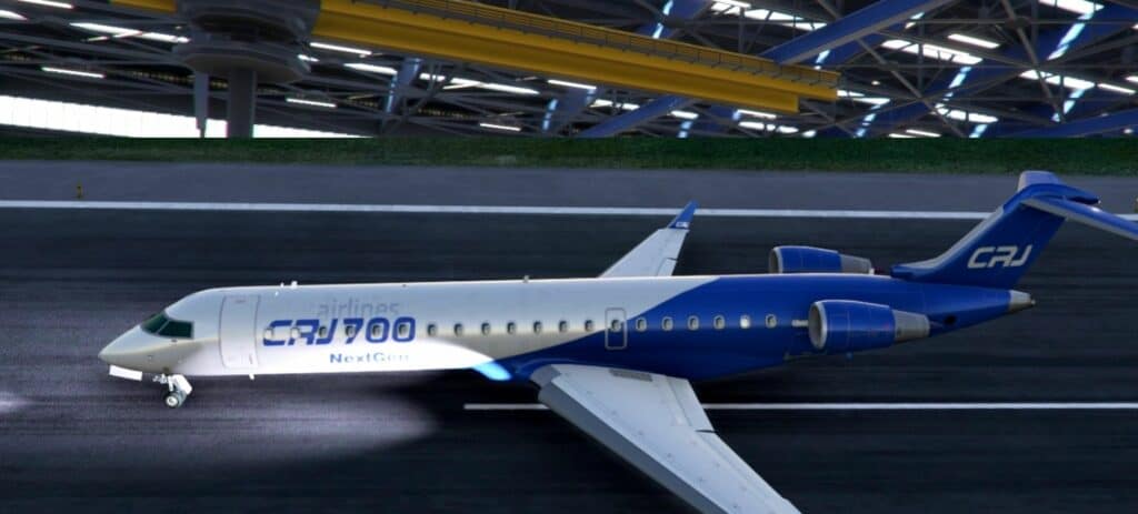 Bombardier CRJ-700 Freeware Aircraft [Working Cockpit] v1 (1) - Flight ...